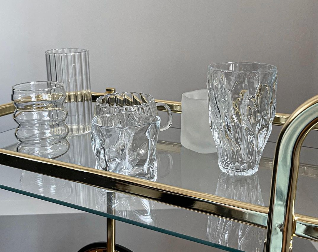 Stiklines kavai, arbatai, išskirtiniai puodeliai gėrimui | Dekorantas